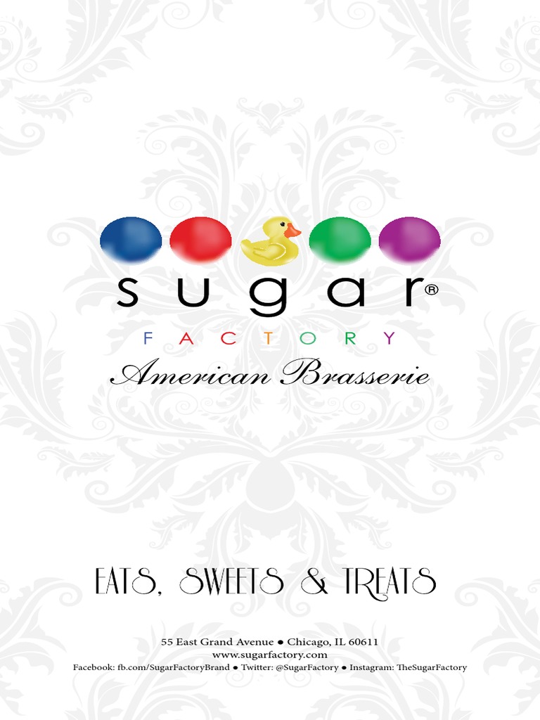 Sugar Factory Menu | Salad | Hamburgers