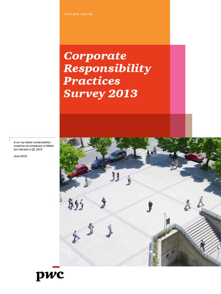 CSR Survey 2013 | Download Free PDF | Corporate Social Responsibility ...