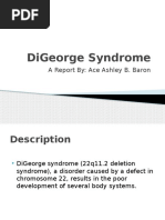 DiGeorge Syndrome (DGS) | PDF | Genetics | Epidemiology