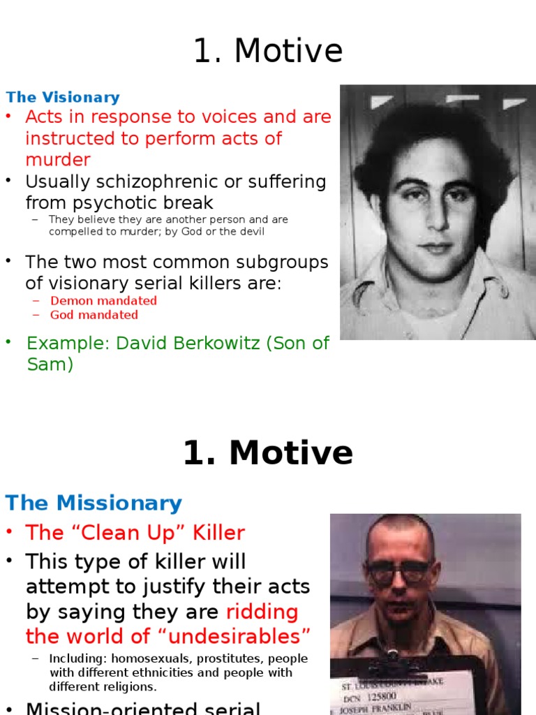 Classifications | PDF | Serial Killer | Murder