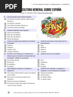 Cuestionario Espana COMPLETO | PDF | España | Imperio español