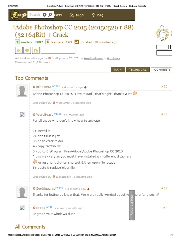 Adobe Photoshop CC 2015 (20150529.r | PDF | Adobe Photoshop | Computer ...