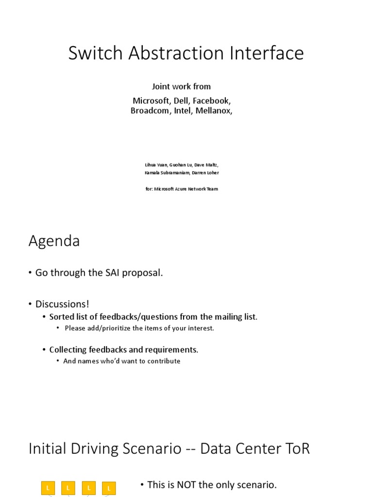 OCP SAI Core Dec 2 | PDF | Application Programming Interface | Router (Computing)