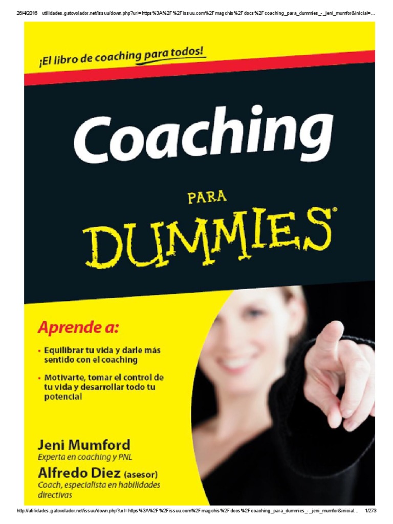 COACHING DUMMIES Libro Completo | PDF