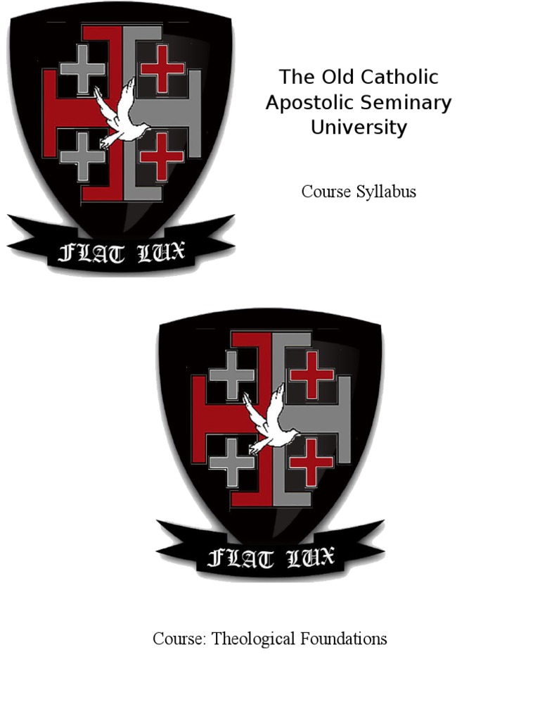 The Old Catholic Apostolic Seminary University: Course Syllabus | PDF ...