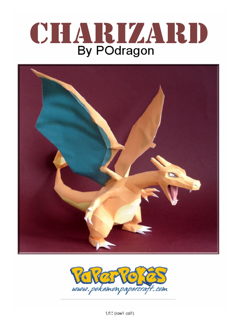 Charizard A4 Blank | PDF | Teaching Methods & Materials