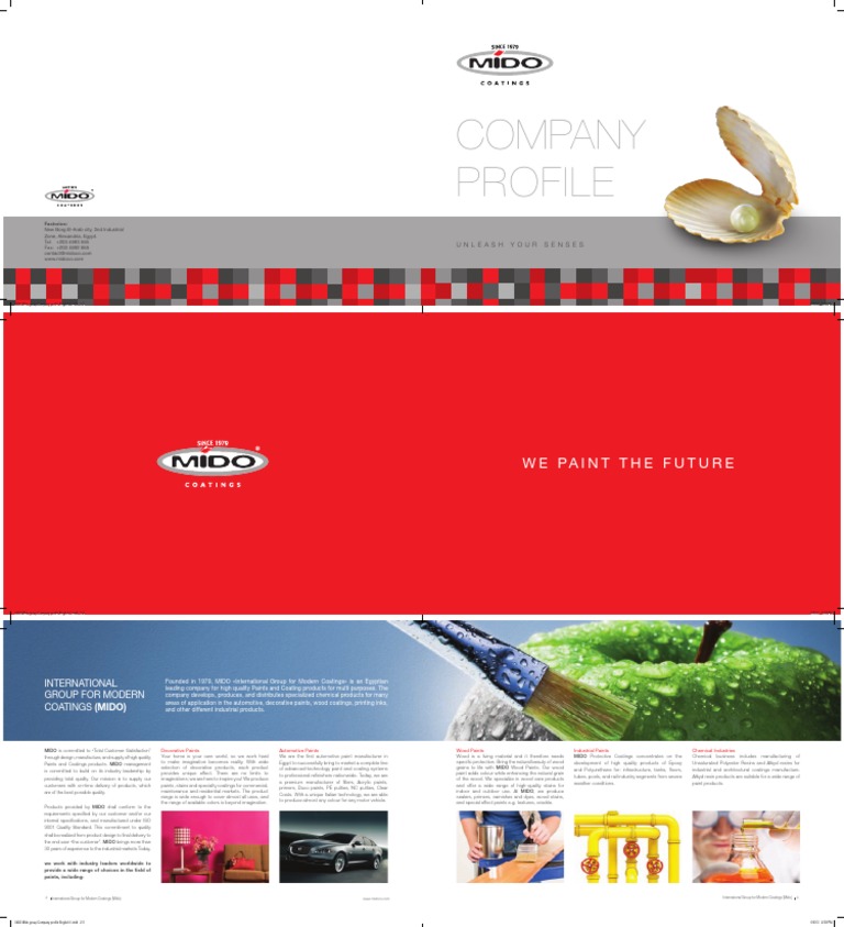 Mido Group: Automotive & Industrial Coatings | PDF | Varnish | Paint