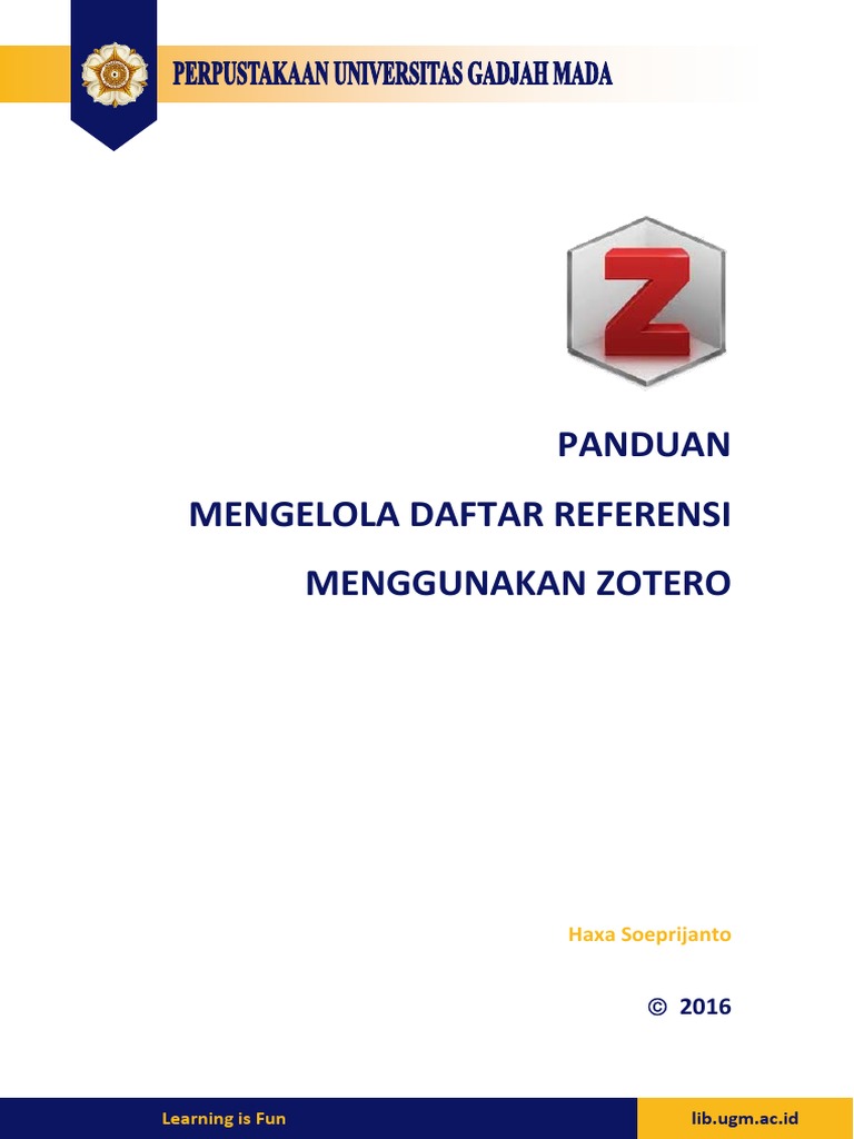 Panduan Zotero | PDF