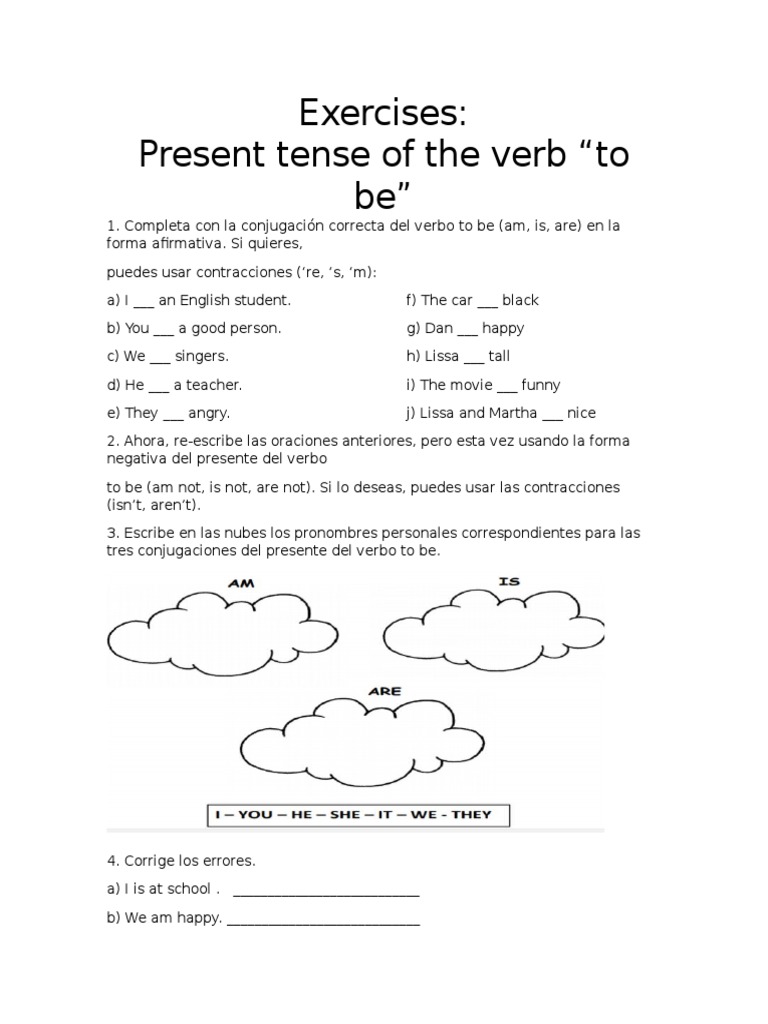 Exercises Tobe Respuestas | PDF