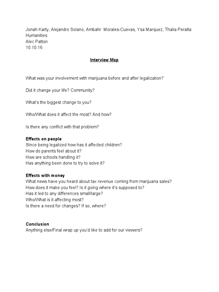 Interviewmap | PDF