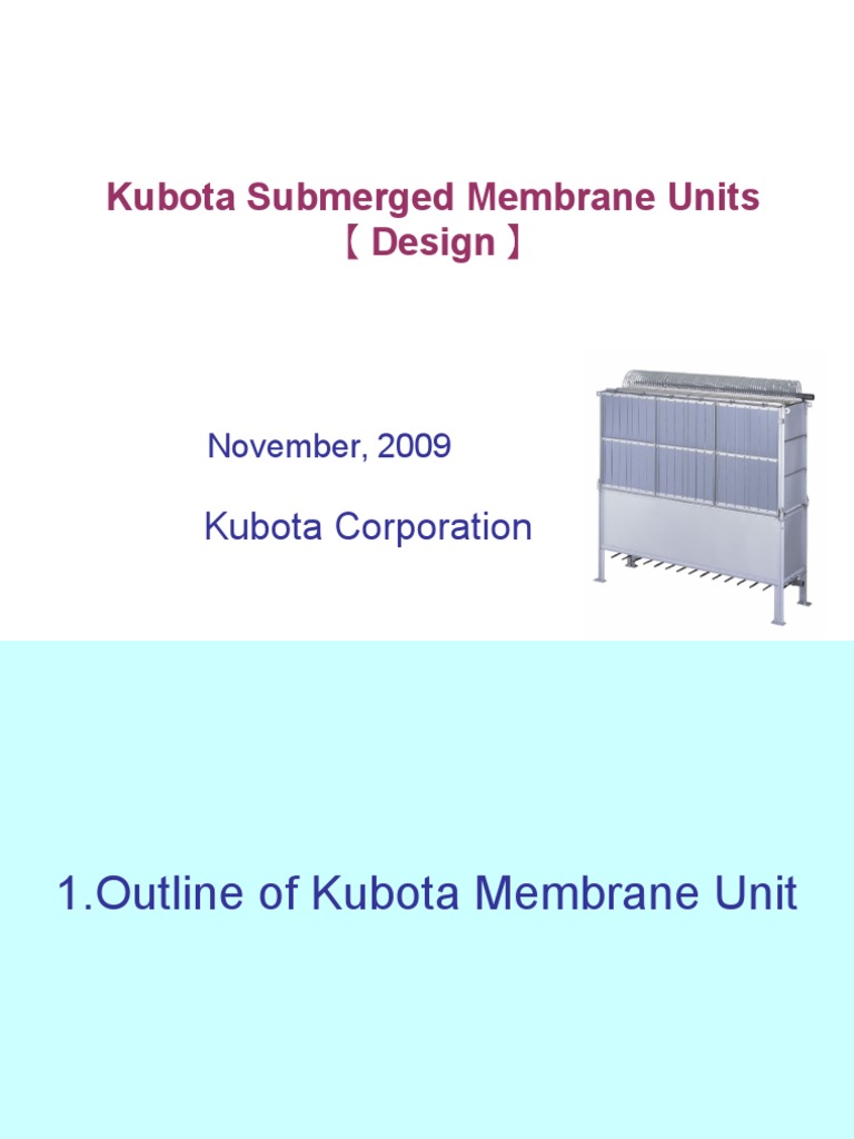 MBR Design | PDF | Membrane | Environmental Technology