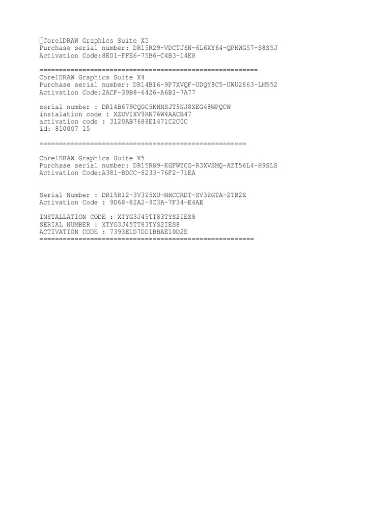 CorelDRAW Graphics Suite X5 | PDF