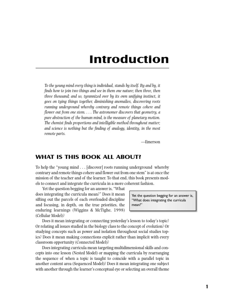 Fogarty, How To Integrate The Curricula 3e Intro | PDF | Memory ...