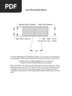 ASME B1.1 Class 2B Internal Threads | PDF | Machines | Tools
