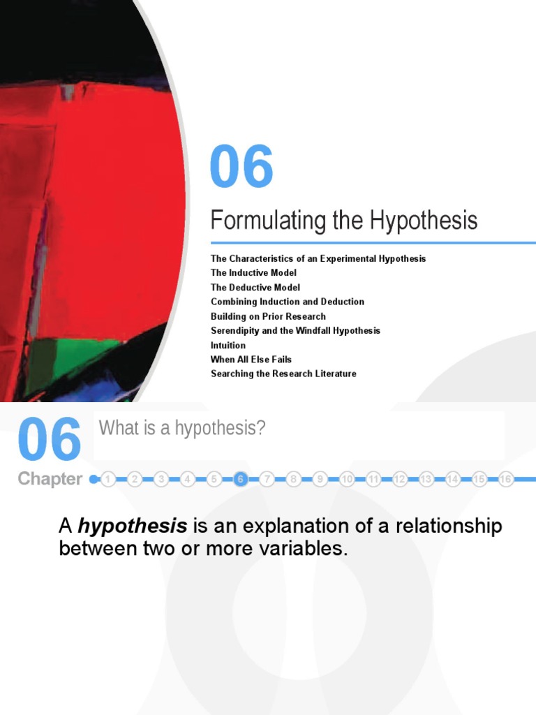 Chp6 Final | PDF | Hypothesis | Experiment