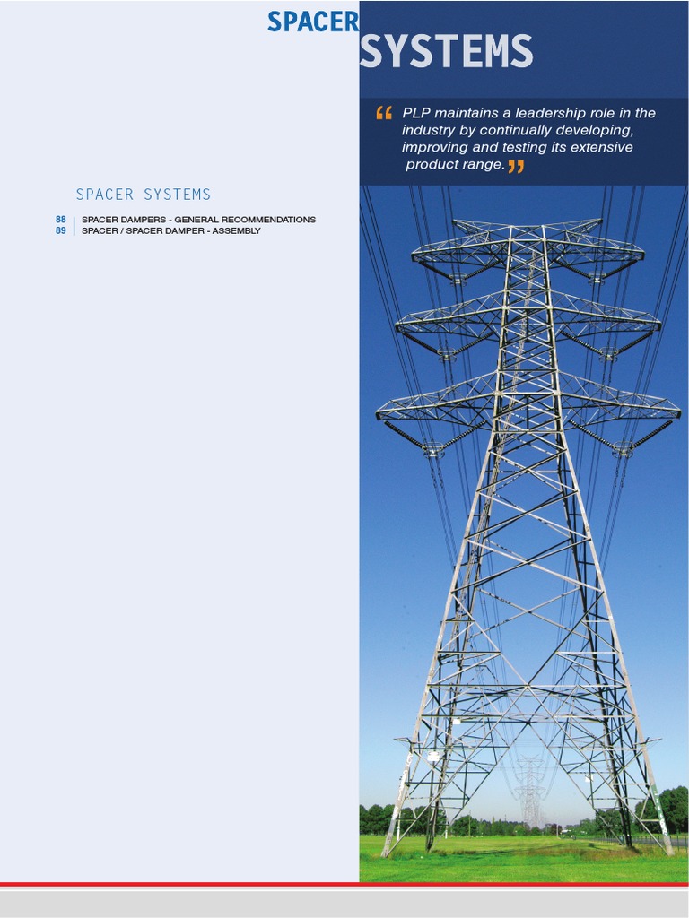 PLP TH Transmission Catalogue en CA 1008-1-05 Spacer Systems | PDF ...