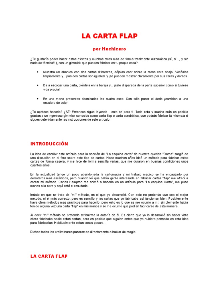 La Carta Flap | PDF | Condón | Science