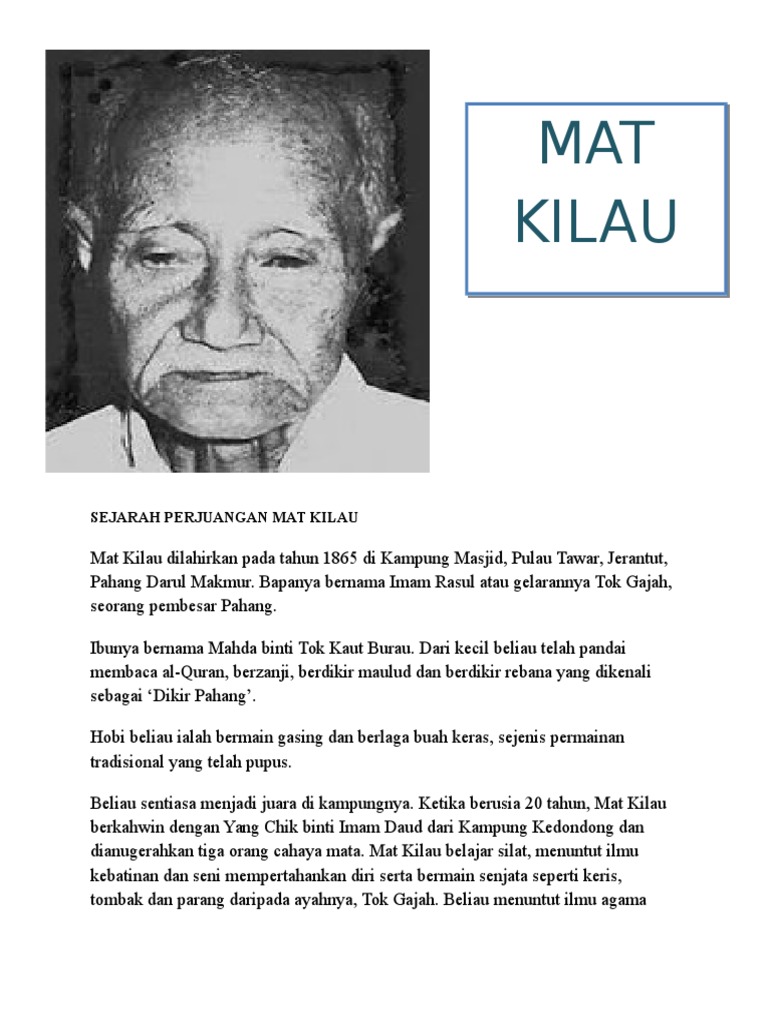 Mat Kilau | PDF