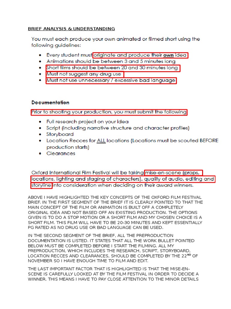 Brief Analysis | PDF