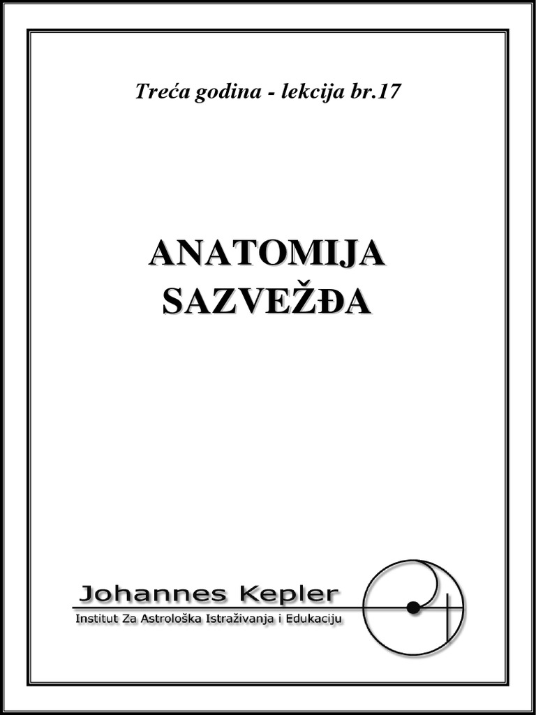 T 17 C Anatomija Sazvezdja | PDF