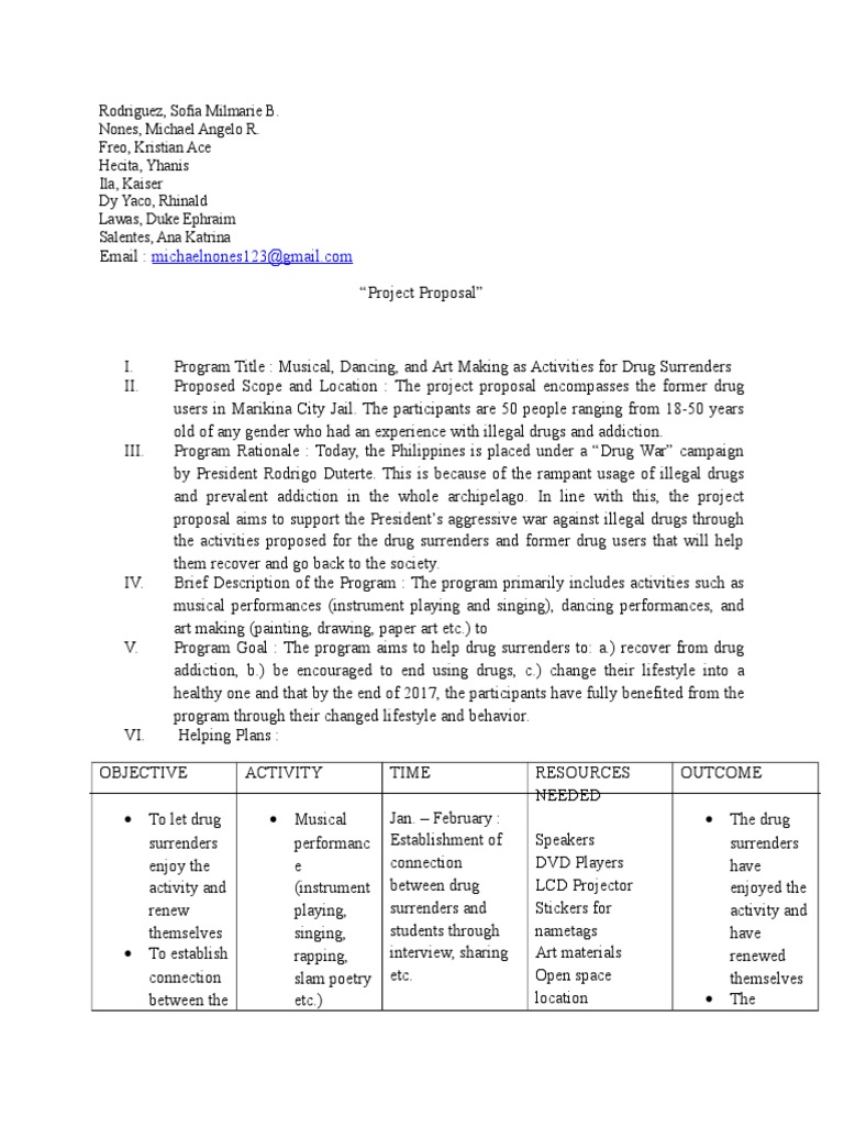 NSTP Proposal | PDF | Psychology | Behavioural Sciences