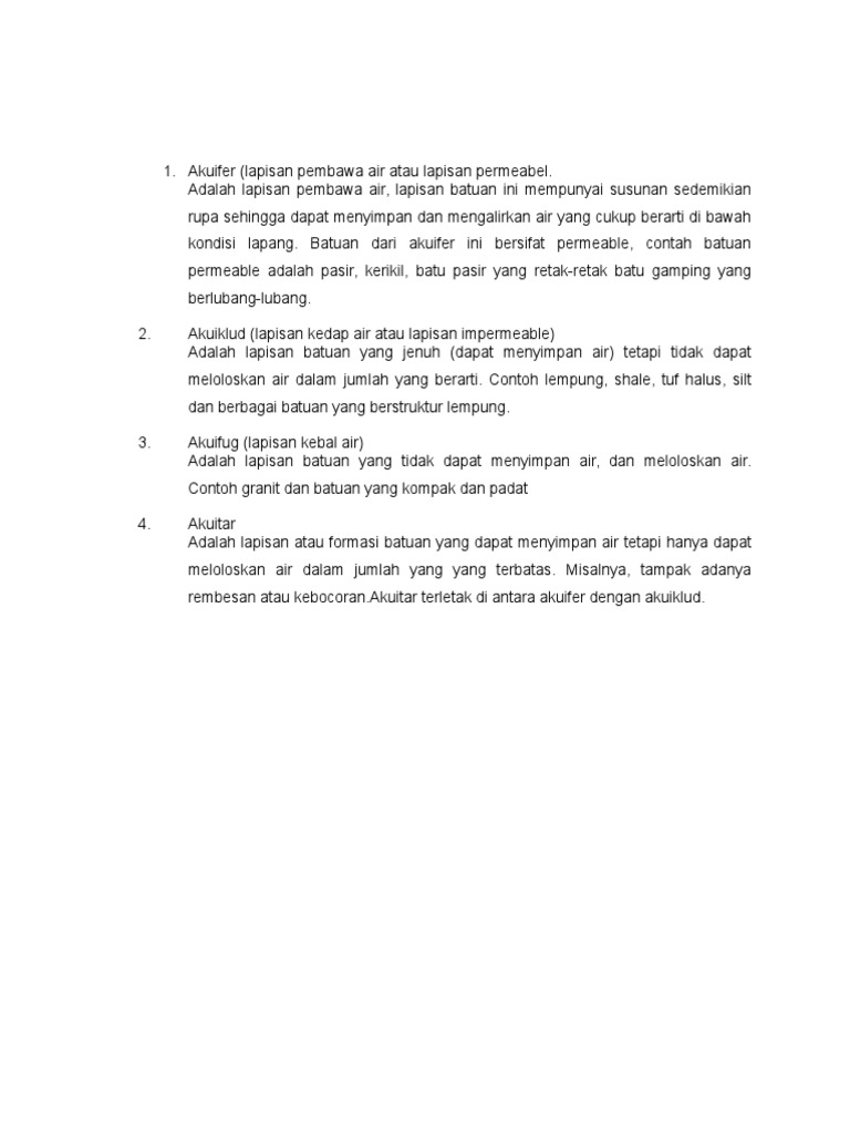 Akuifer, Akuiklud, Akuifug, Akuitar | PDF
