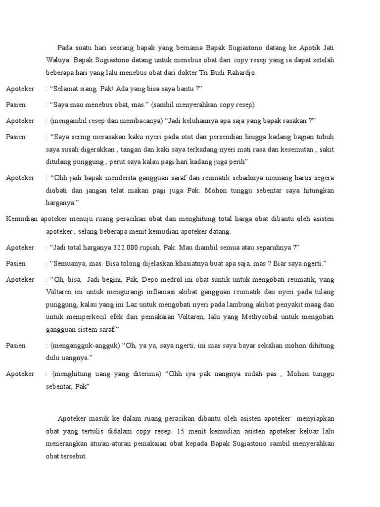 Contoh Dialog Konseling | PDF