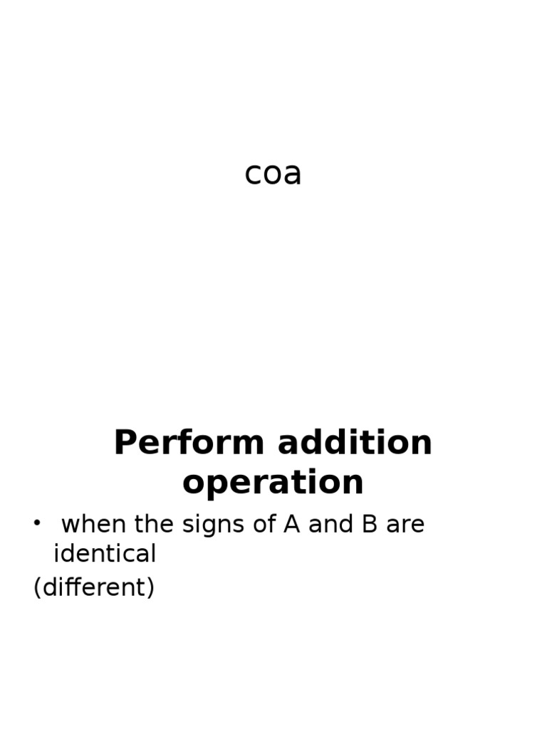 Addition and subtraction of signed binary numbers using 2's complement ...