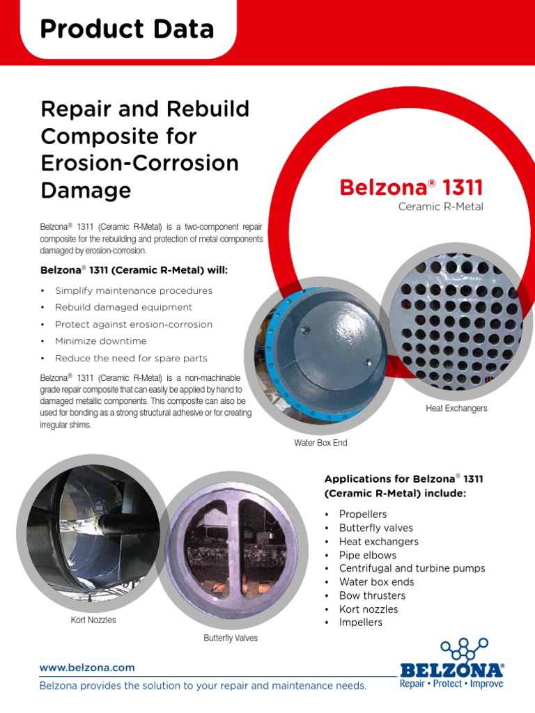 Belzona 1311 | Download Free PDF | Composite Material | Ceramics