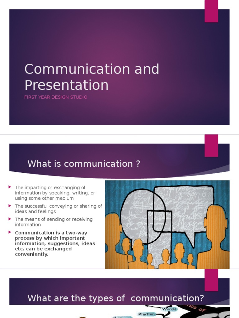 Communication and Presentation: First Year Design Studio | PDF | Art