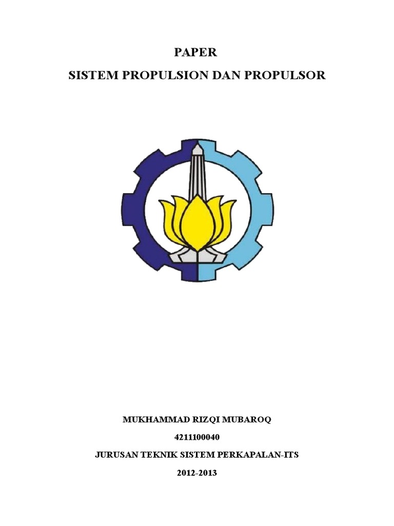Sistem Propulsi Pada Kapal | PDF