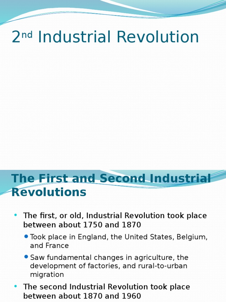 Second Industrial Revolution Overview | PDF | Socialism | Communism