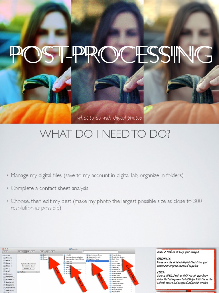 Post-Processing Post-Processing: What To Do With Digital Photos | PDF ...