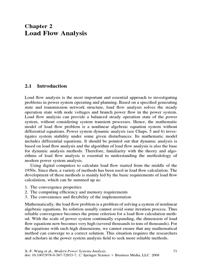 Load Flow Analysis PDF | PDF