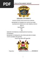 Attachment Report Sample | PDF | Employment | University