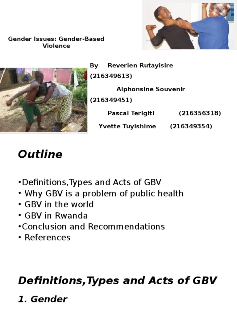 Final Presentation On GBV - Nov 2016 | PDF | Violence | Violence ...