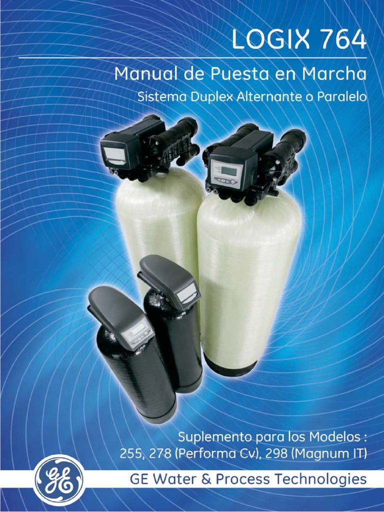 Autotrol Logix 764 Manual | Regeneración (biología) | Tap (Válvula)