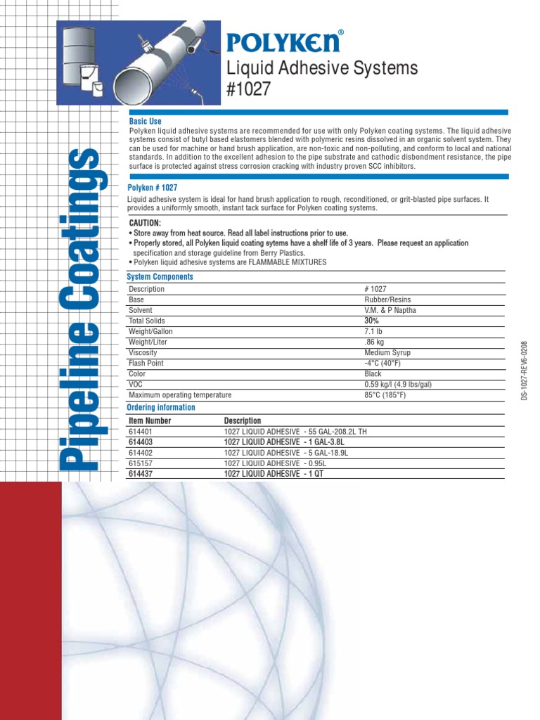 Especificacion Primer Poliken PDF | PDF | Adhesive | Polymers