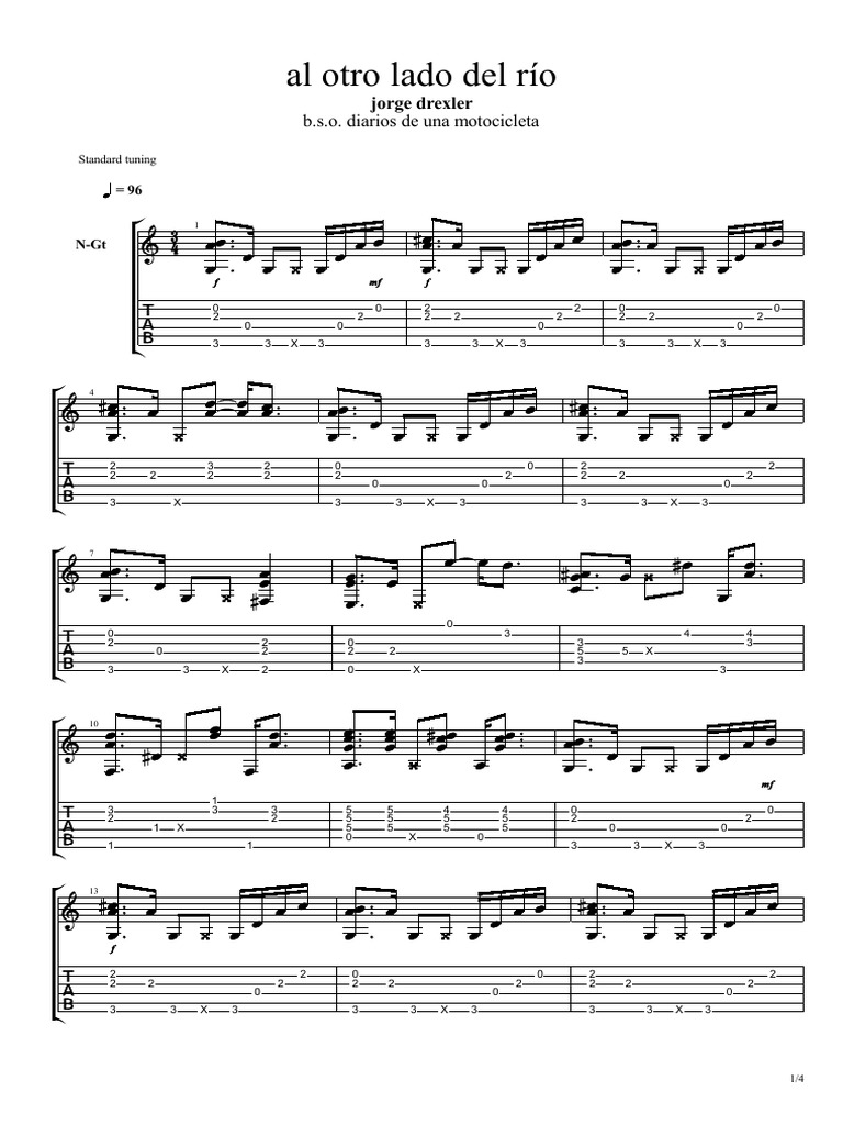 Jorge Drexler - Al Otro Lado Del Río II | PDF