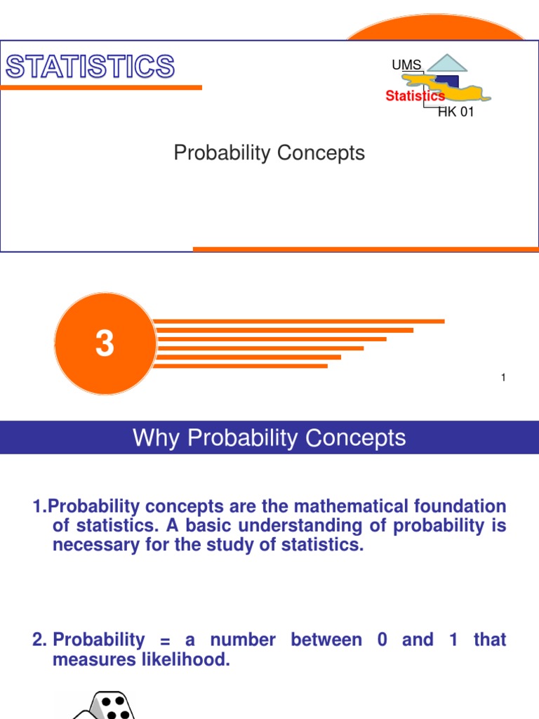 Chapter 3 Probability Concepts | Probability | Statistics