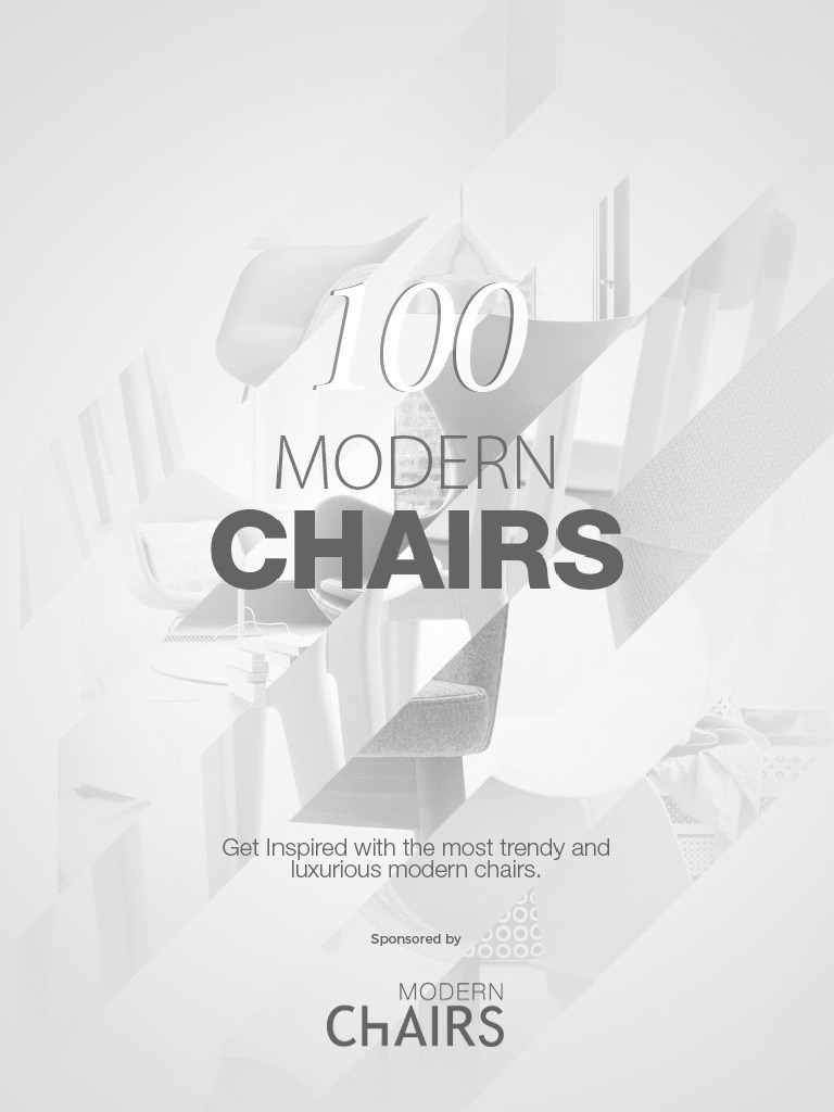 100 Modern Chairs | PDF | Chair | Upholstery