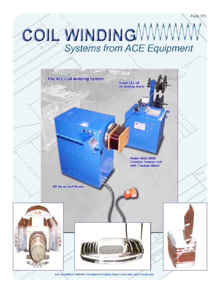 ACE - Brochure Coil Winding | PDF | Electric Motor | Wire