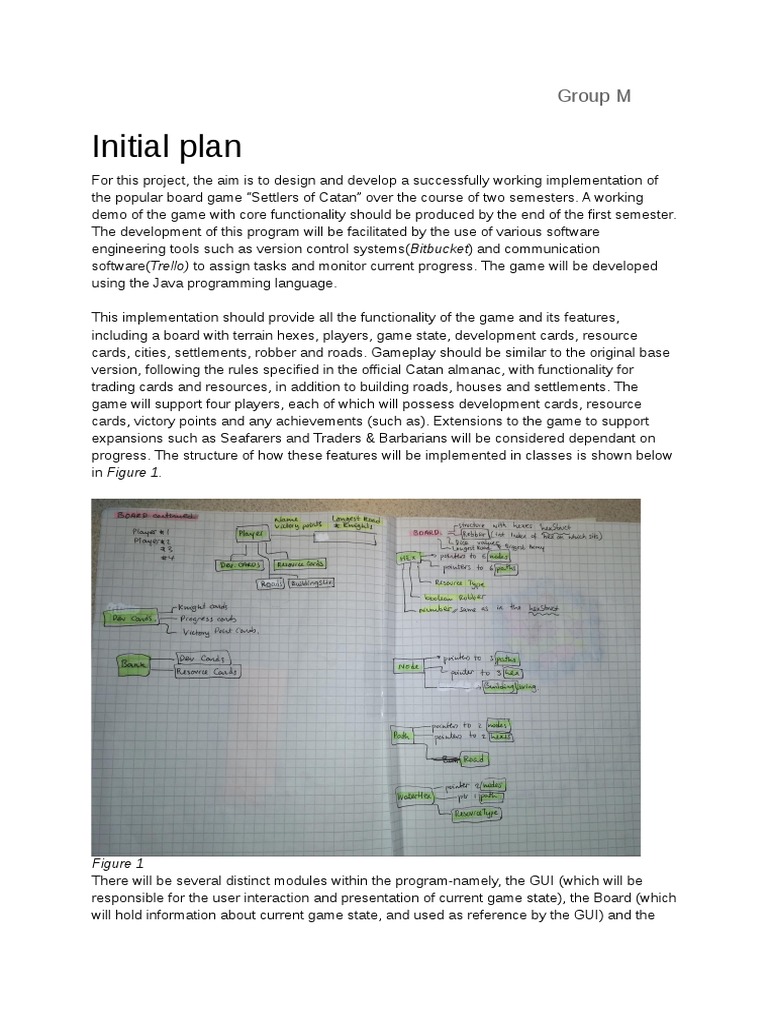 Initial Plan: Group M | PDF | Computing | Software