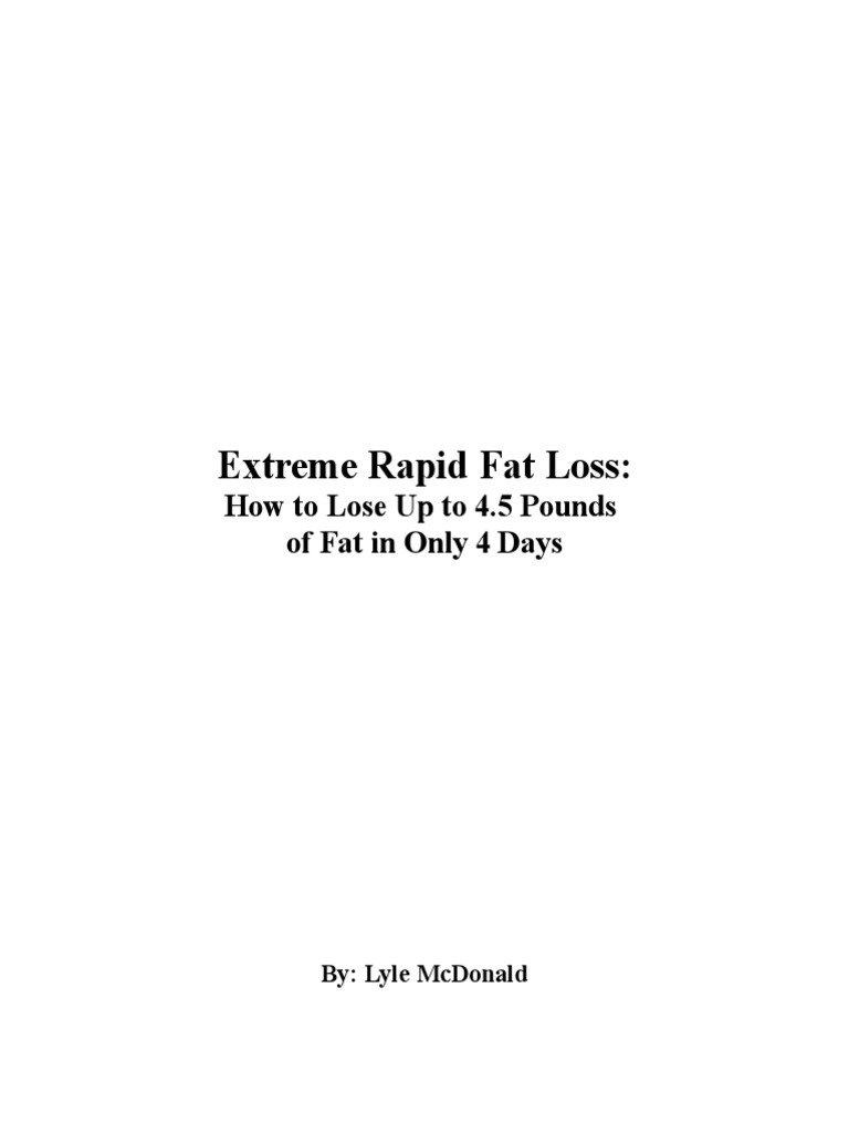 Lyle McDonald ExtremeRFDKindle PDF | PDF | Dieting | Strength Training