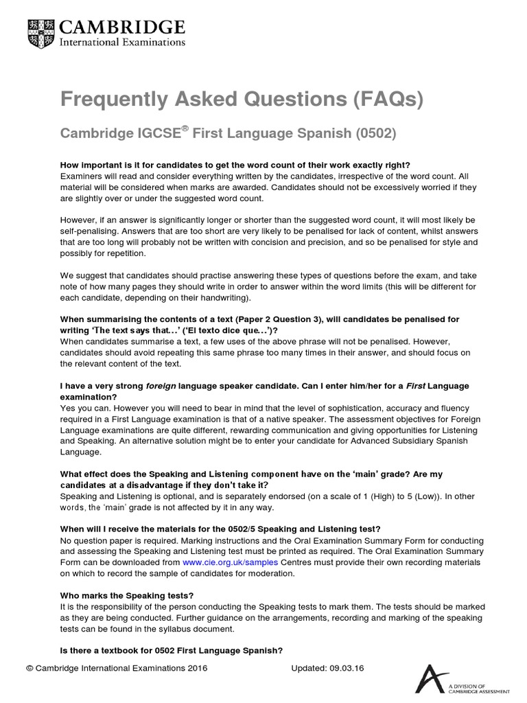 Frequently Asked Questions | PDF | Faq | Test (Assessment)