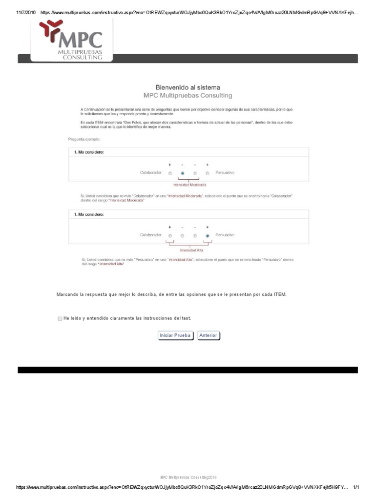 Https WWW - Multipruebas.com Instructivo | PDF