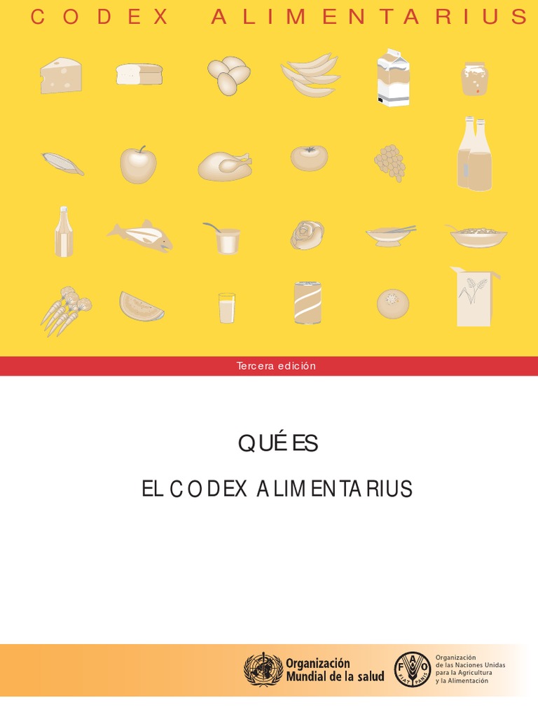 CODEX Alimentarius | PDF | Organización de Comida y Agricultura ...