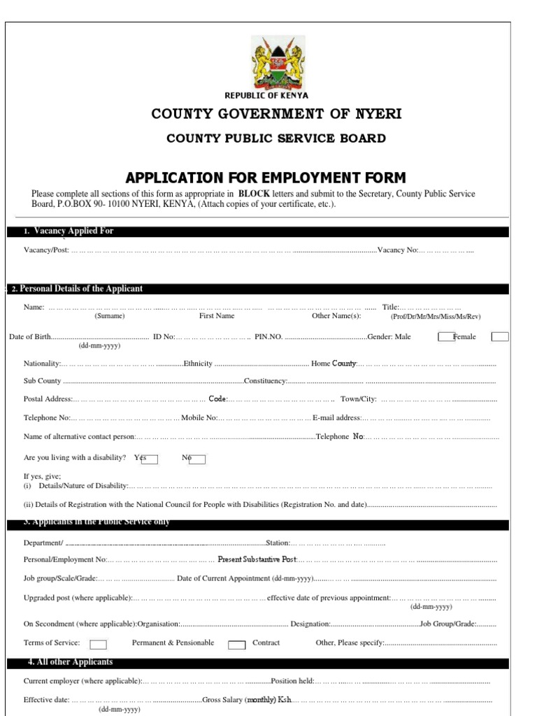 CGN Employment Application Form | PDF | Diploma | Academic Degree