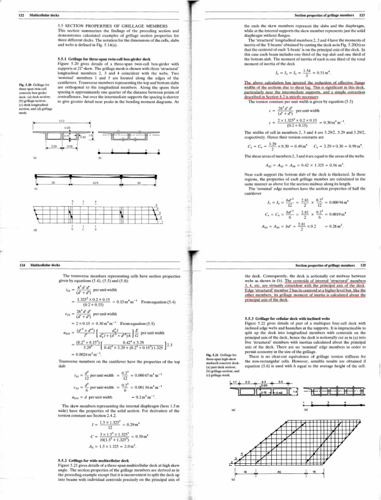 Grillage Example Hambly | PDF | Applied And Interdisciplinary Physics | Classical Mechanics