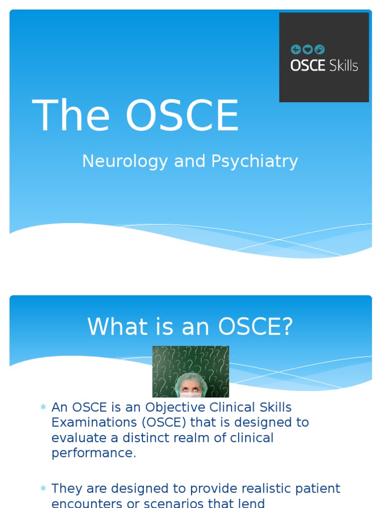 The OSCE Orientation | Physical Examination | Medical Diagnosis